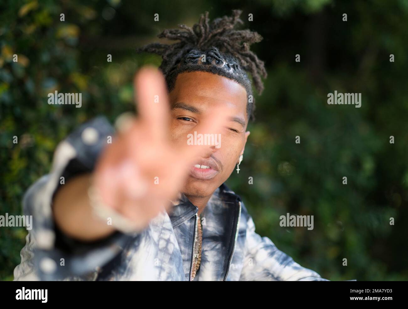 Rapper Lil Baby poses for a portrait on Wednesday, Oct. 5, 2022, in Los ...
