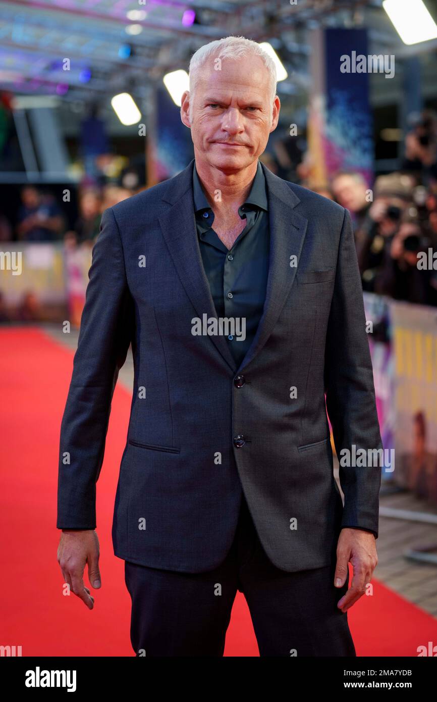 Director Martin McDonagh poses for photographers upon arrival for the ...