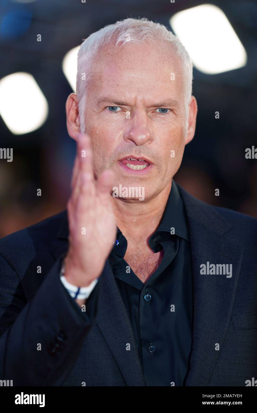 Director Martin McDonagh poses for photographers upon arrival for the ...