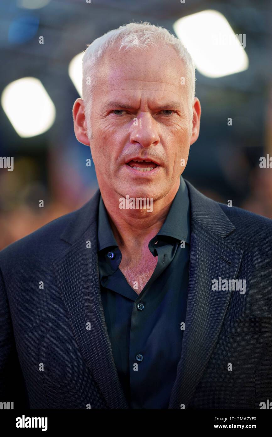 Director Martin McDonagh poses for photographers upon arrival for the ...
