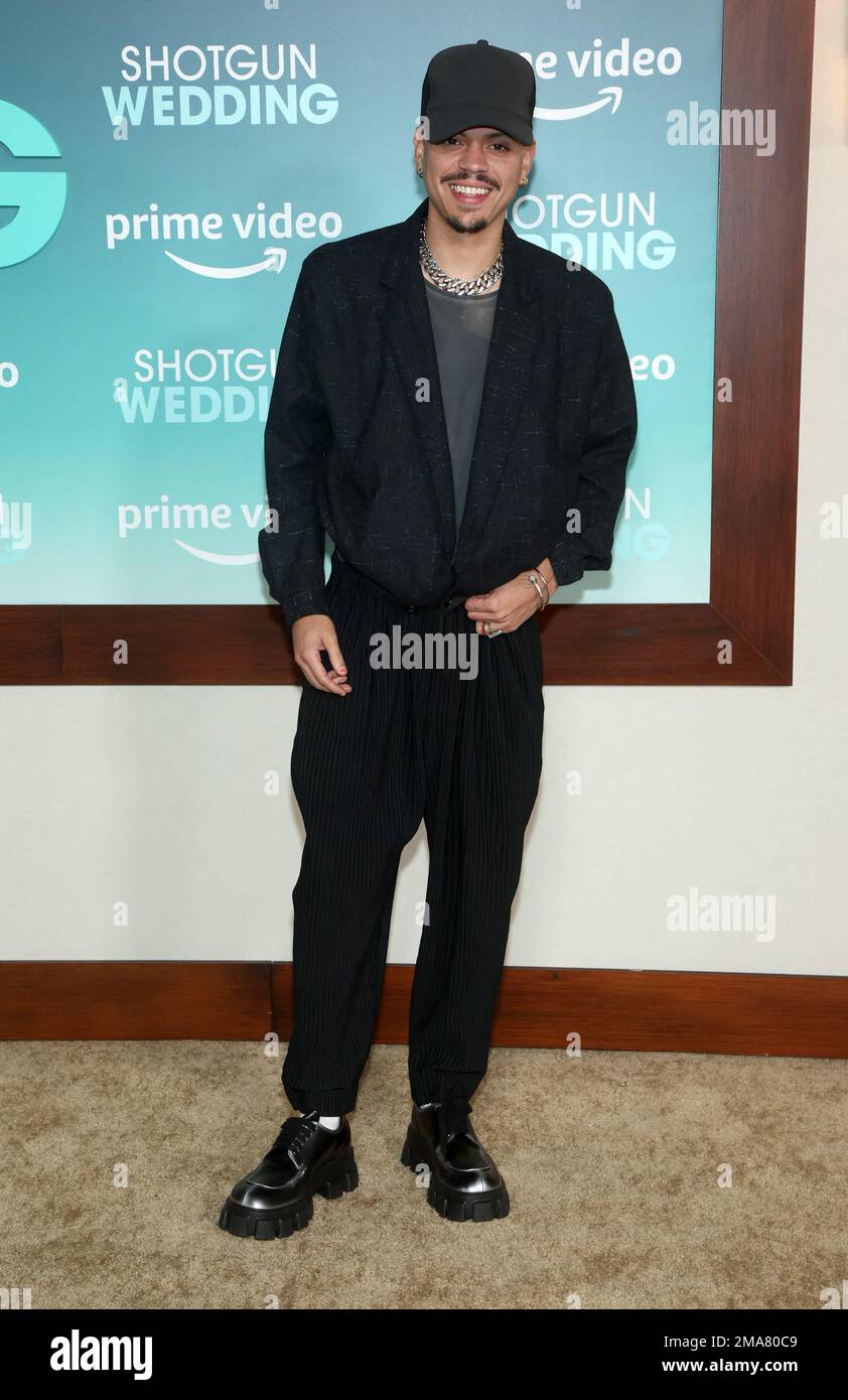 Evan Ross, at Los Angeles Premiere Of Prime Video's "Shotgun Wedding ...
