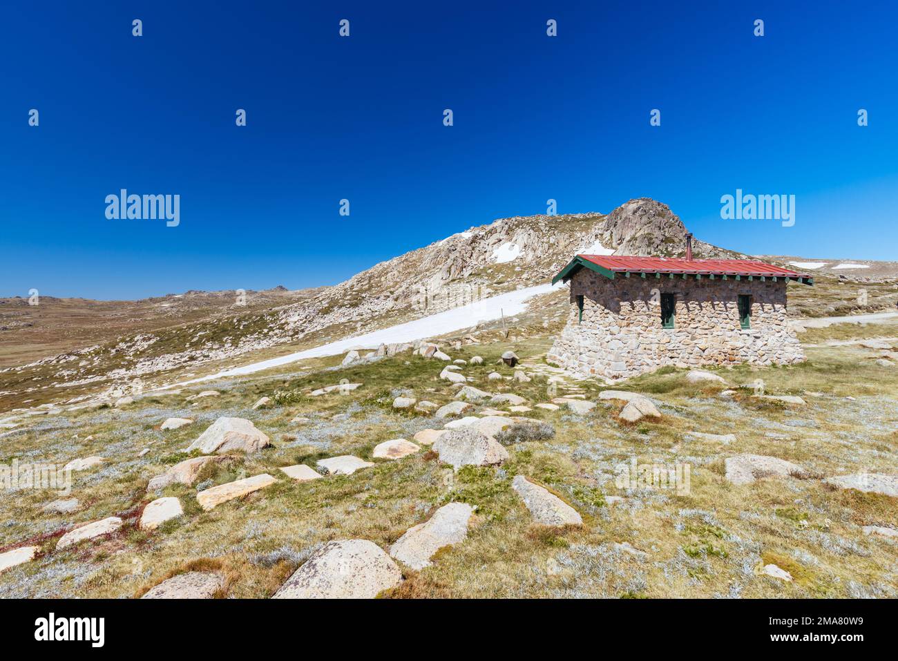 Seamans Hut in Kosciuszko National Park in Australia Stock Photo - Alamy