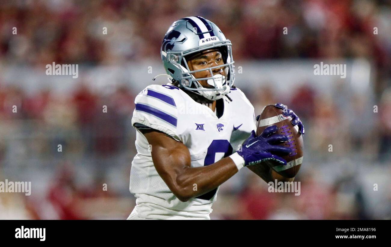 Kansas State wide receiver Phillip Brooks makes a catch against ...