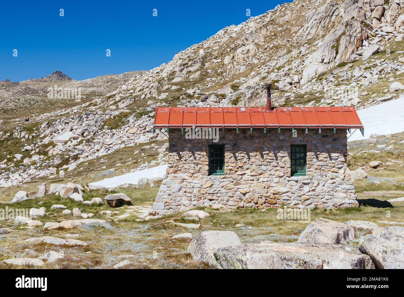 Seamans Hut in Kosciuszko National Park in Australia Stock Photo - Alamy