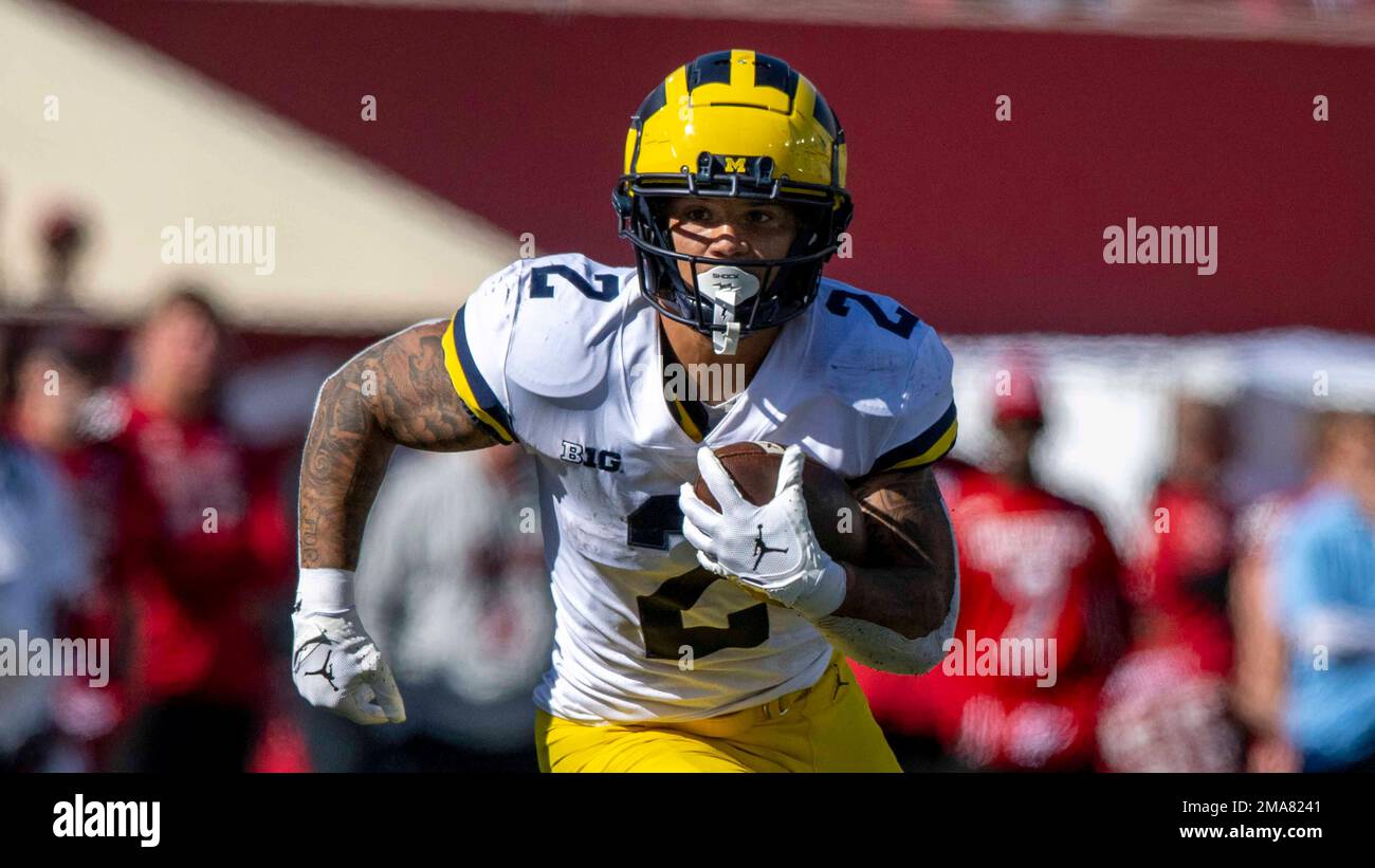 Michigan running back Blake Corum (2) during an NCAA college football ...