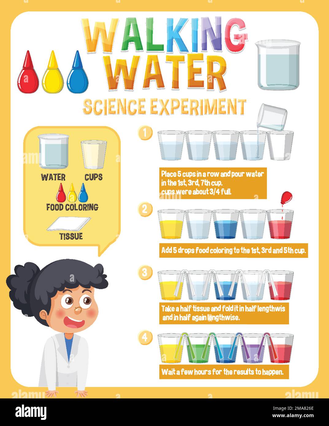Walking water science experiment hi-res stock photography and images ...