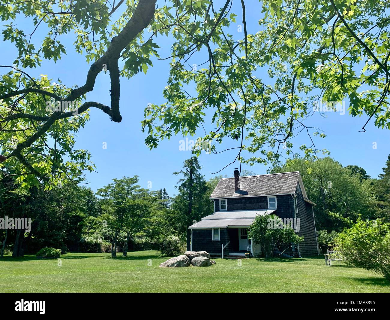 The home of American abstract expressionist painter Jackson Pollock and ...