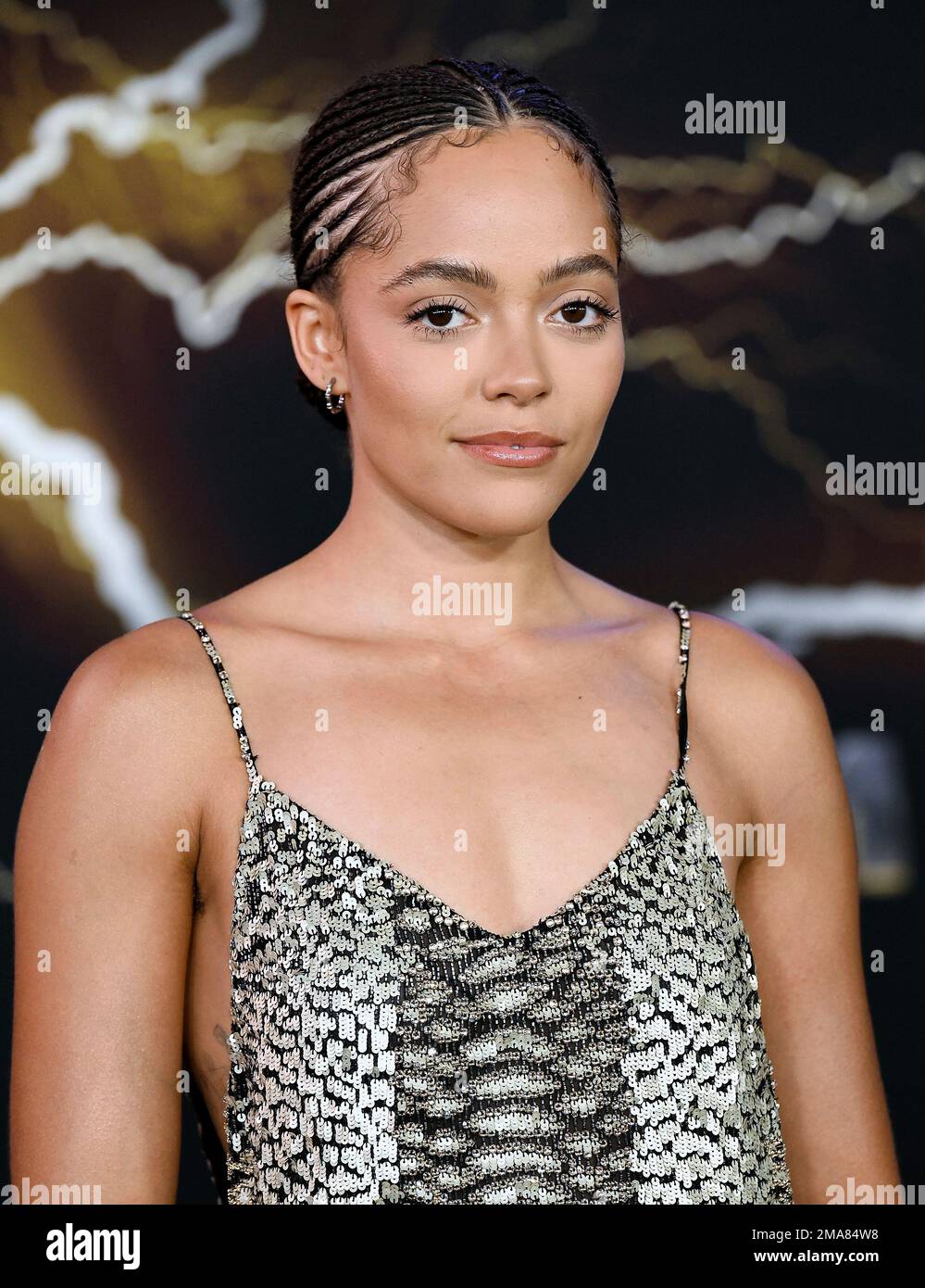 Quintessa Swindell attends the world premiere of "Black Adam" in Times ...