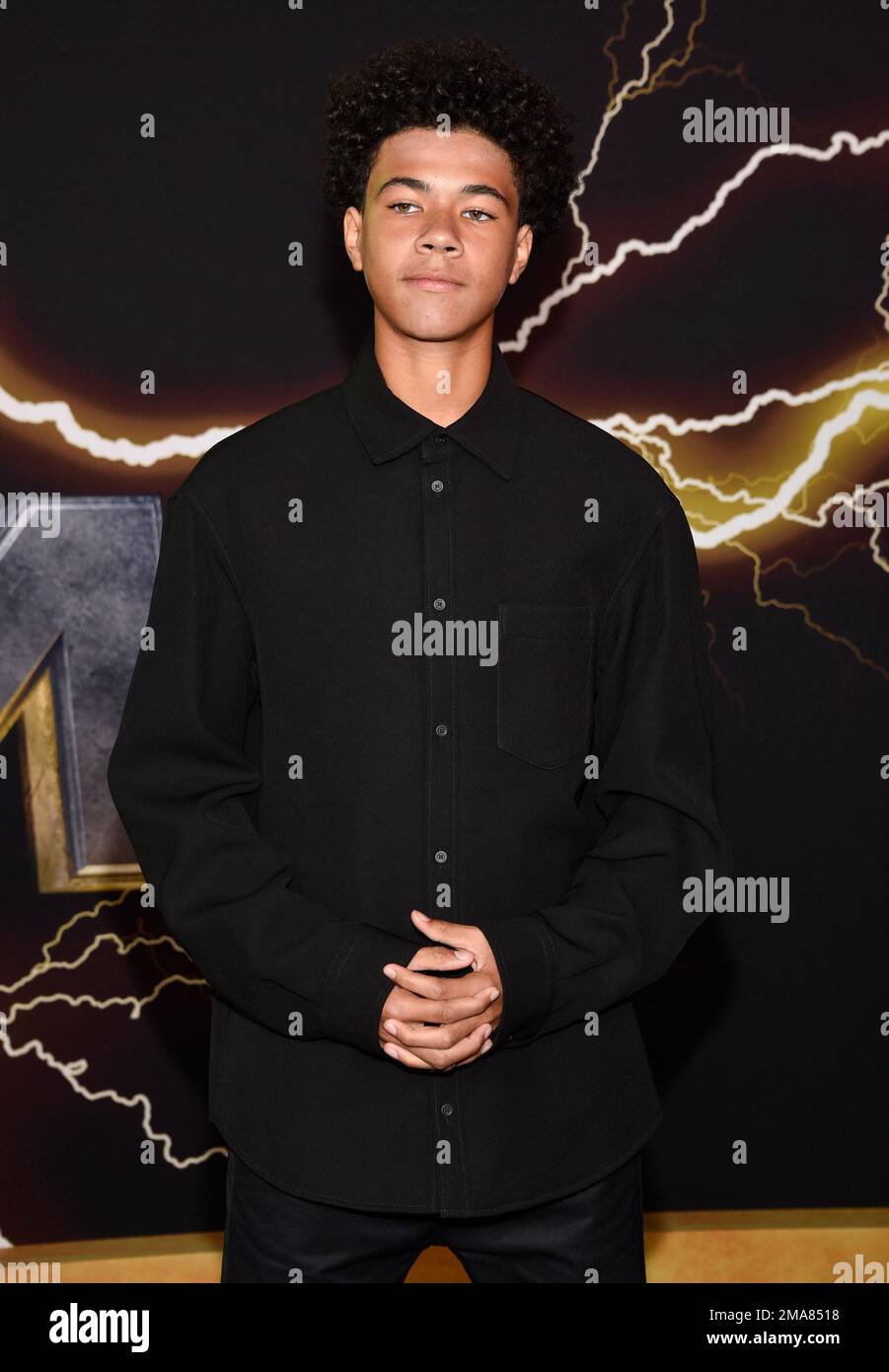 Jalon Christian attends the world premiere of "Black Adam" in Times ...