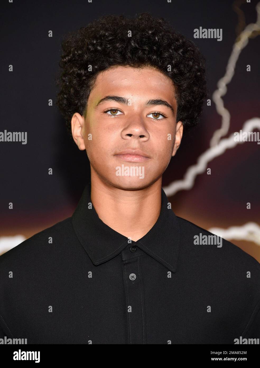 Jalon Christian attends the world premiere of "Black Adam" in Times ...