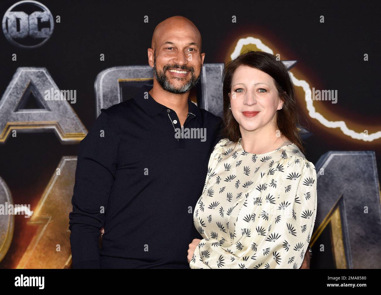 Keegan-Michael Key, left, and Elisa Key attend the world premiere of ...