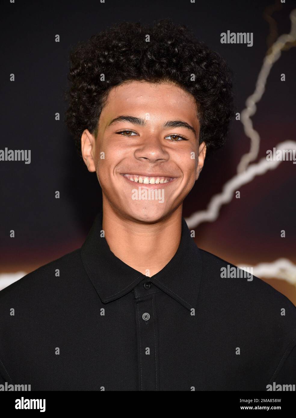 Jalon Christian attends the world premiere of "Black Adam" in Times ...