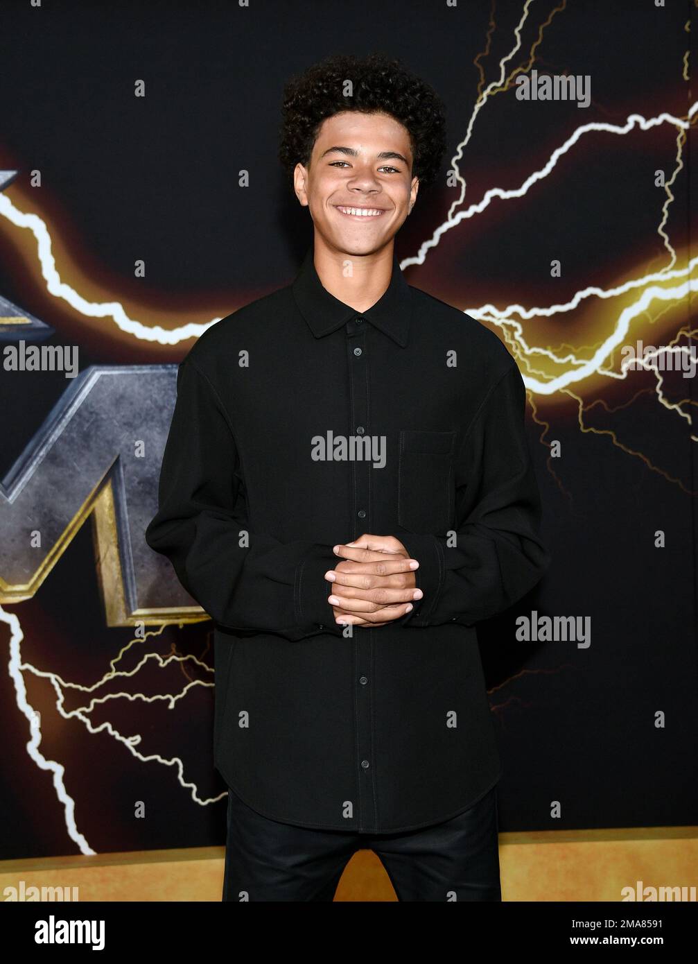 Jalon Christian attends the world premiere of "Black Adam" in Times ...