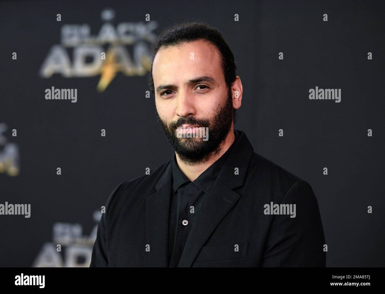 Marwan Kenzari attends the world premiere of "Black Adam" in Times ...