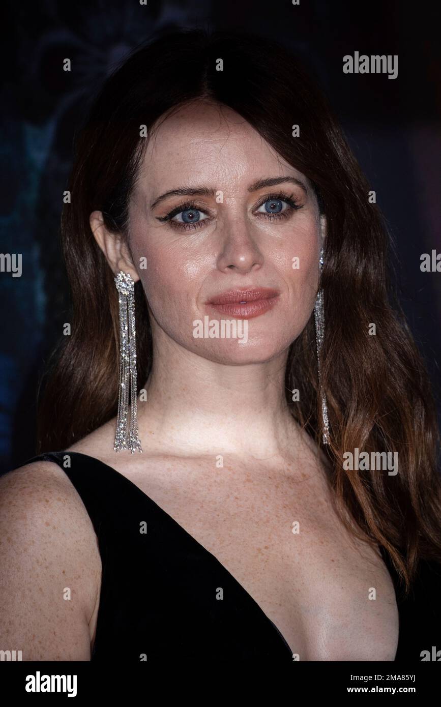 Claire Foy poses for photographers upon arrival for the premiere of the ...