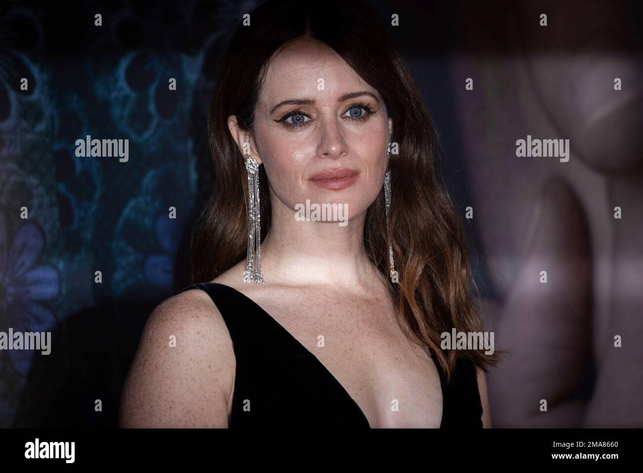 Claire Foy poses for photographers upon arrival for the premiere of the ...