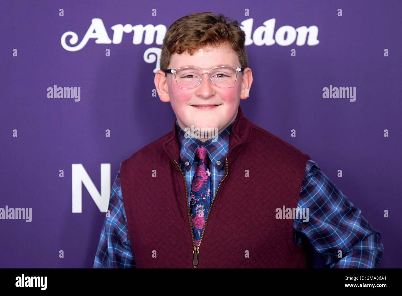 Jacob Mackinnon attends the "Armageddon Time" premiere during the 60th ...