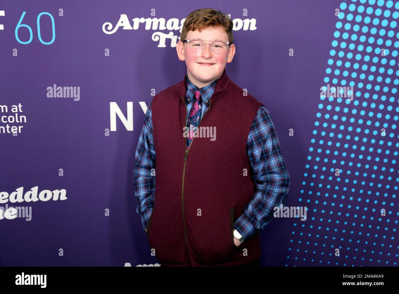 Jacob Mackinnon attends the "Armageddon Time" premiere during the 60th ...