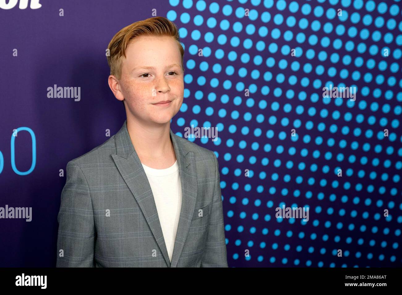 Landon James Forlenza attends the "Armageddon Time" premiere during the ...