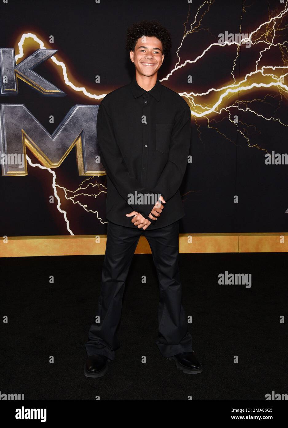 Jalon Christian attends the world premiere of "Black Adam" in Times ...
