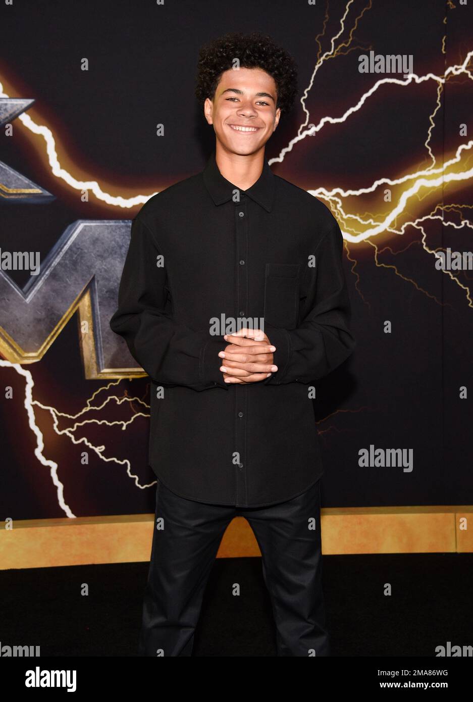 Jalon Christian attends the world premiere of "Black Adam" in Times ...