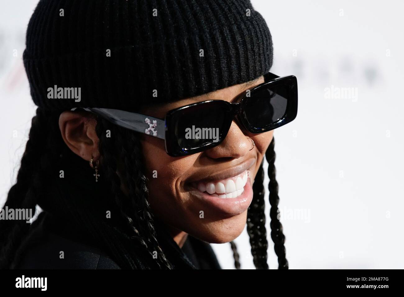 Destanni Henderson poses for photos on the red carpet at the Women's ...