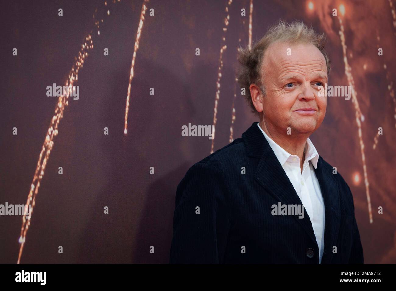 Toby Jones poses for photographers upon arrival for the premiere of the ...