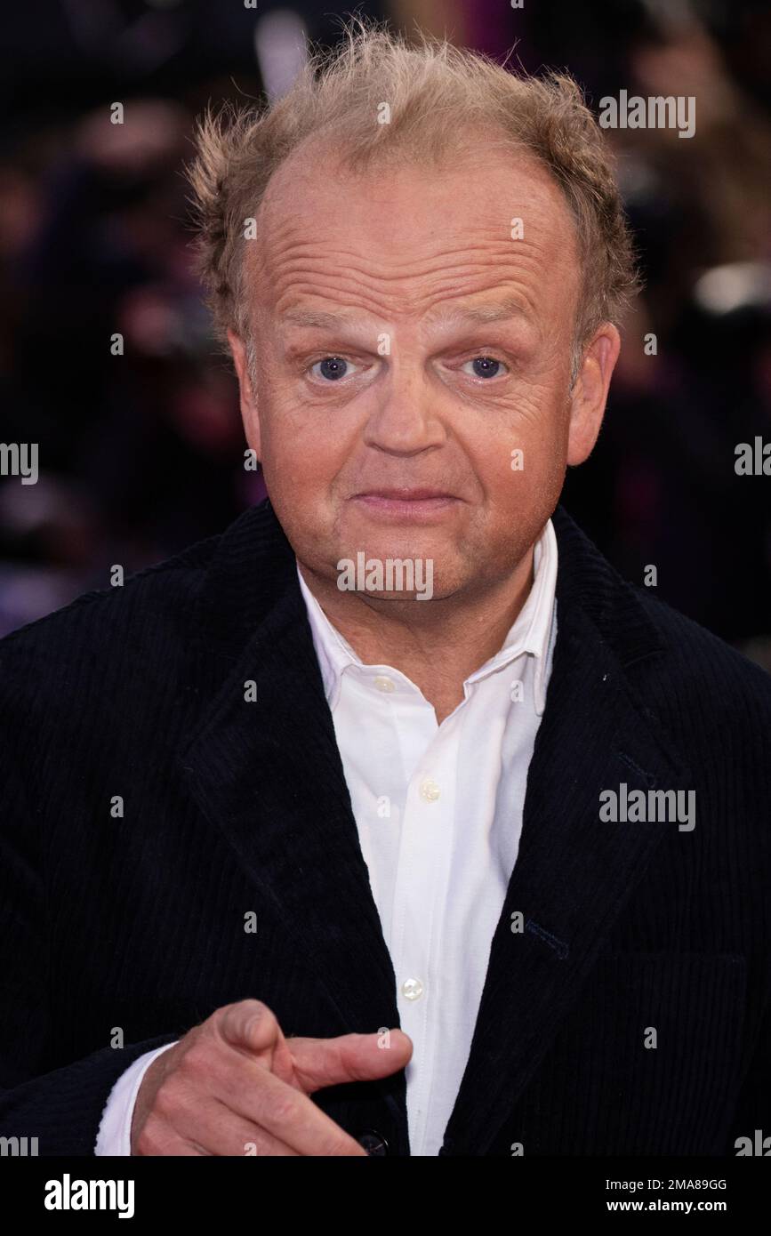 Toby Jones poses for photographers upon arrival for the premiere of the ...