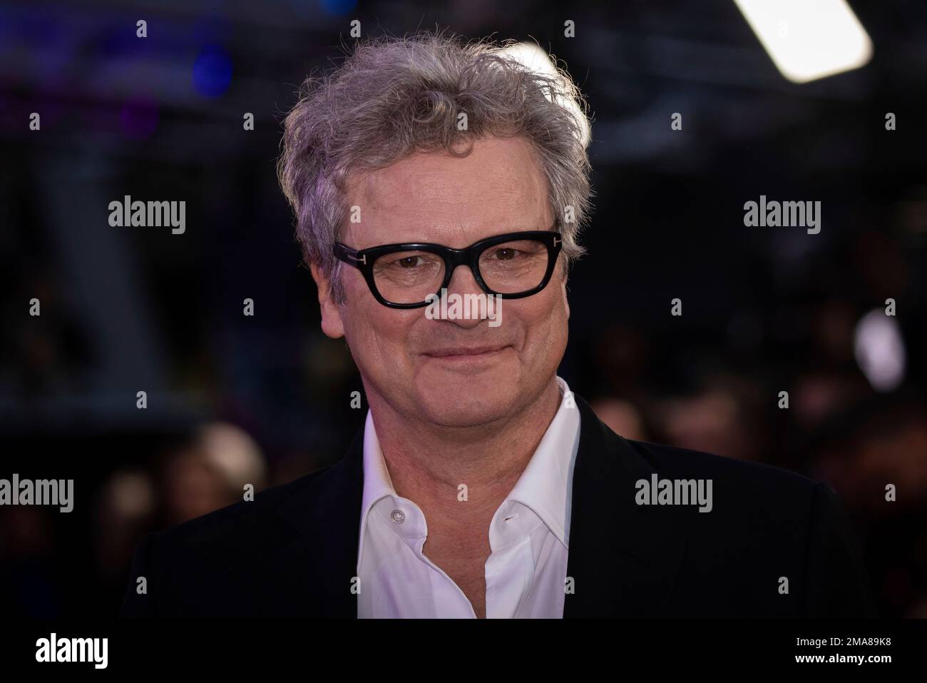 Colin Firth poses for photographers upon arrival for the premiere of ...
