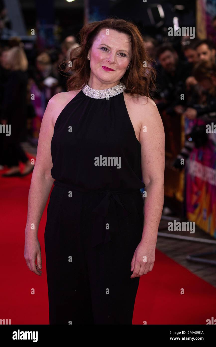 Monica Dolan poses for photographers upon arrival for the premiere of ...