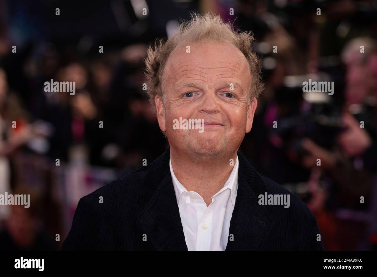 Toby Jones poses for photographers upon arrival for the premiere of the ...