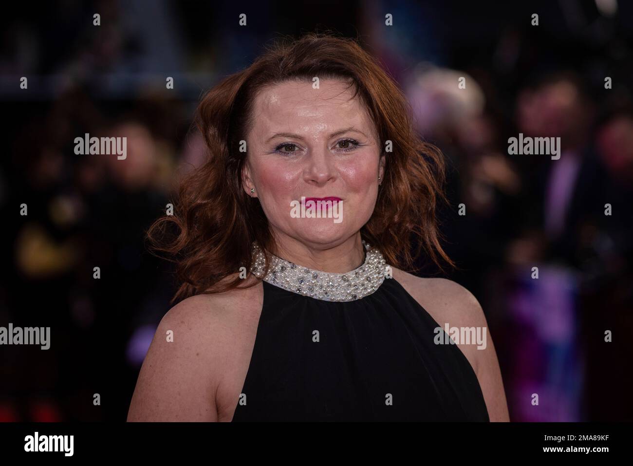 Monica Dolan poses for photographers upon arrival for the premiere of ...