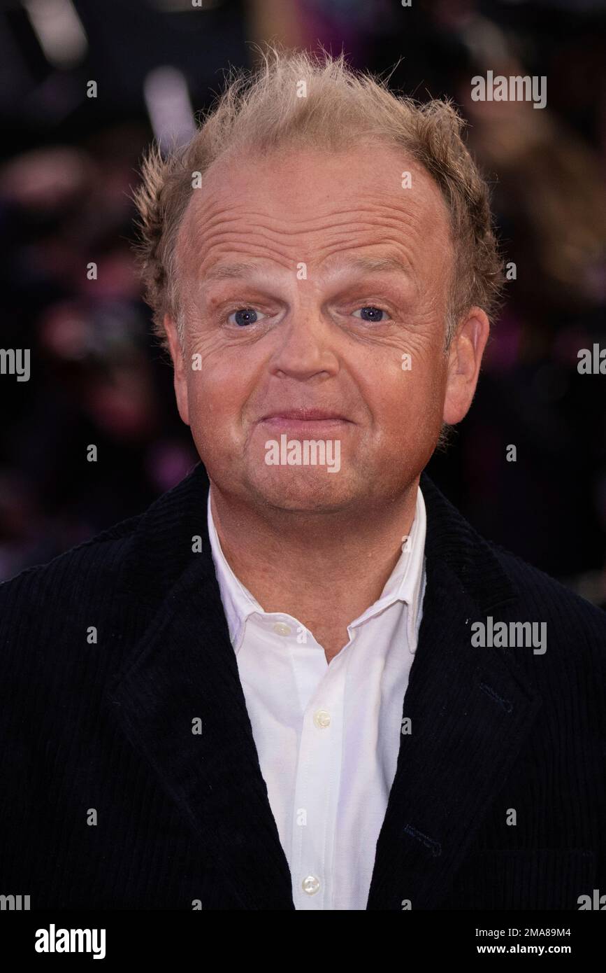 Toby Jones poses for photographers upon arrival for the premiere of the ...