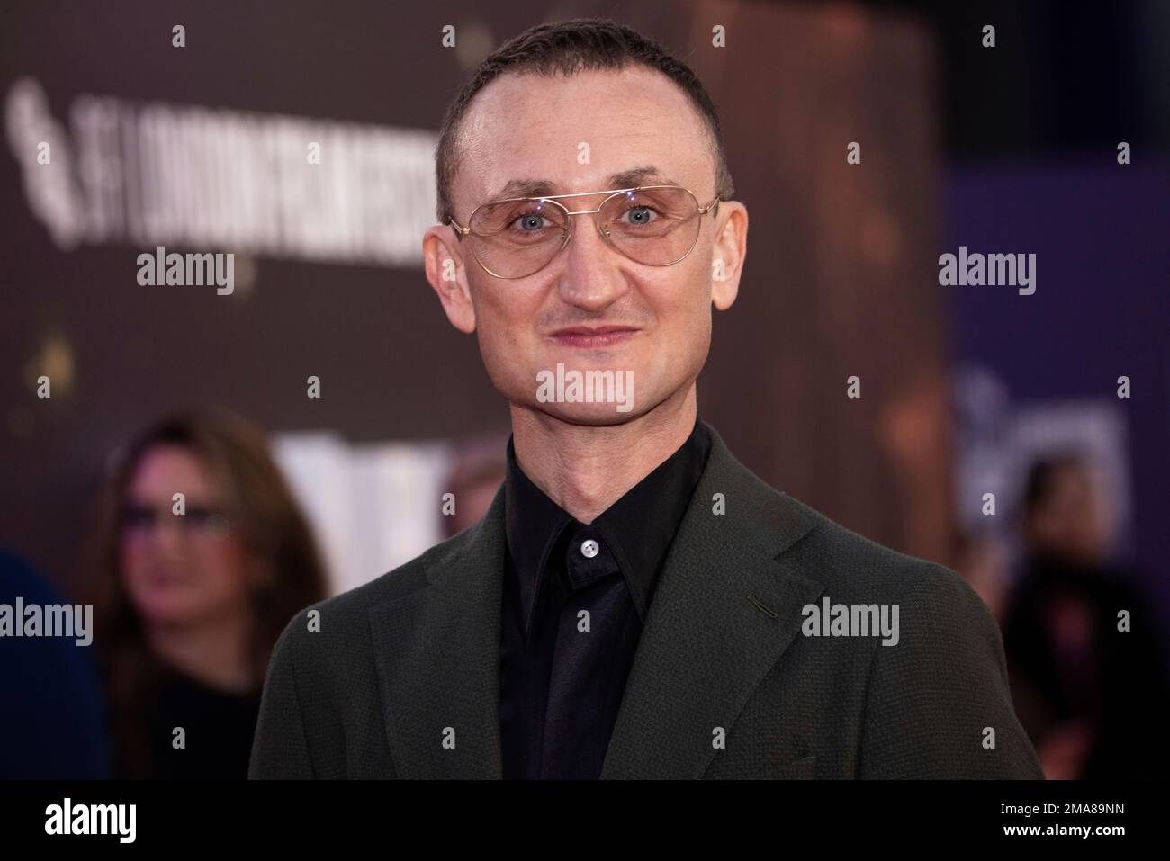 Tom Brooke poses for photographers upon arrival for the premiere of the ...