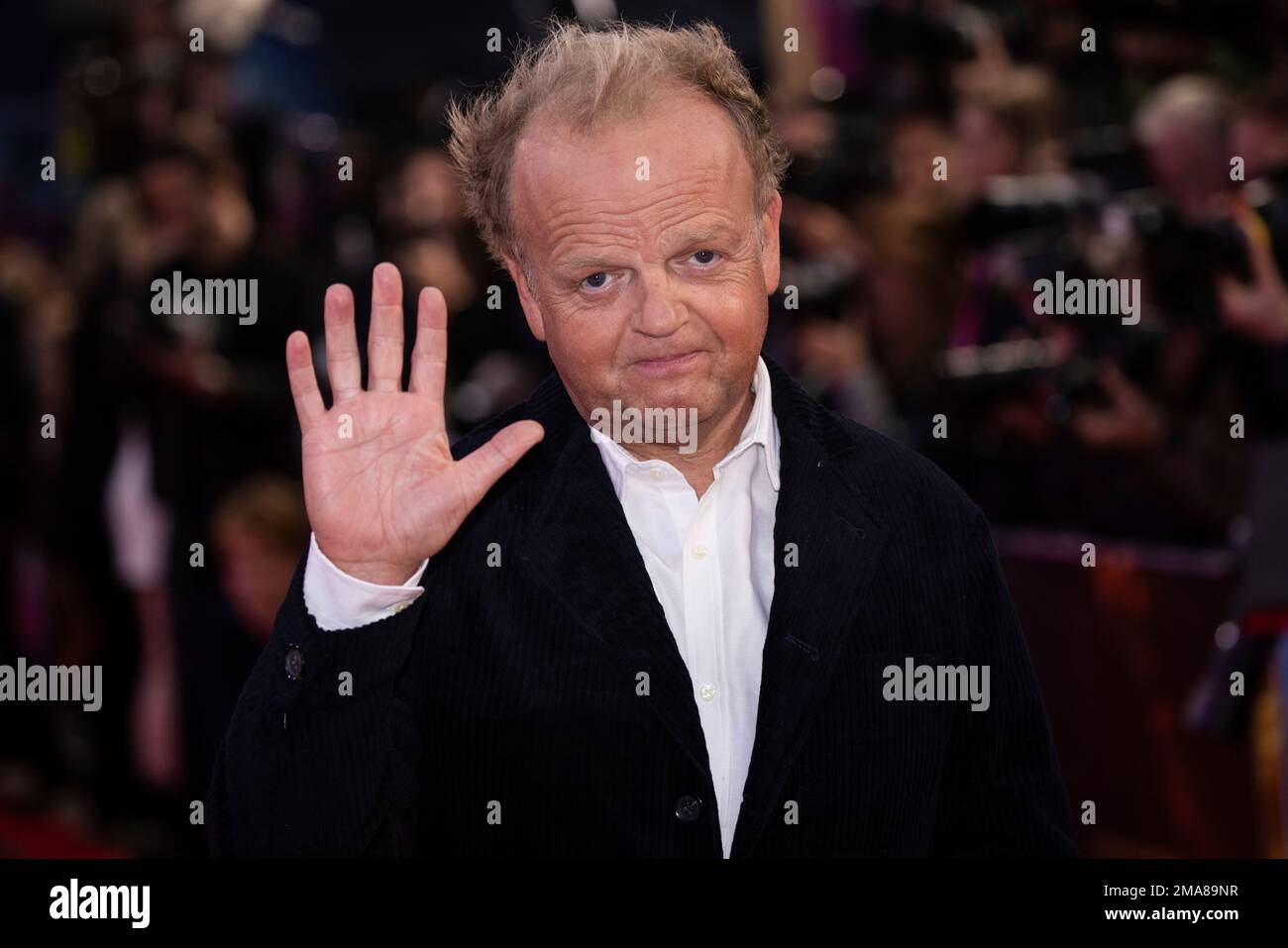 Toby Jones poses for photographers upon arrival for the premiere of the ...