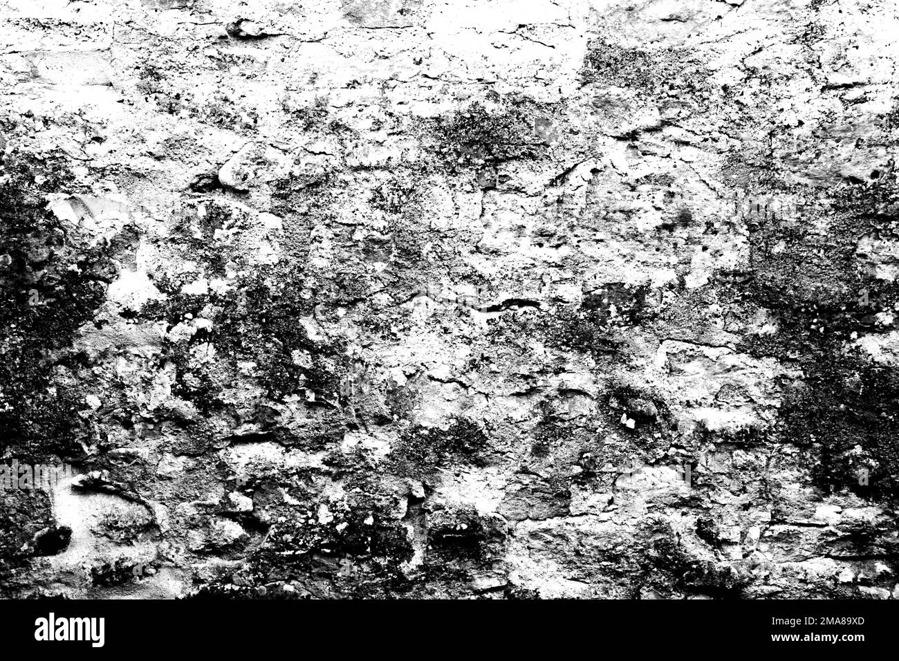 Black and white grunge abstract wall background with monochrome texture ...
