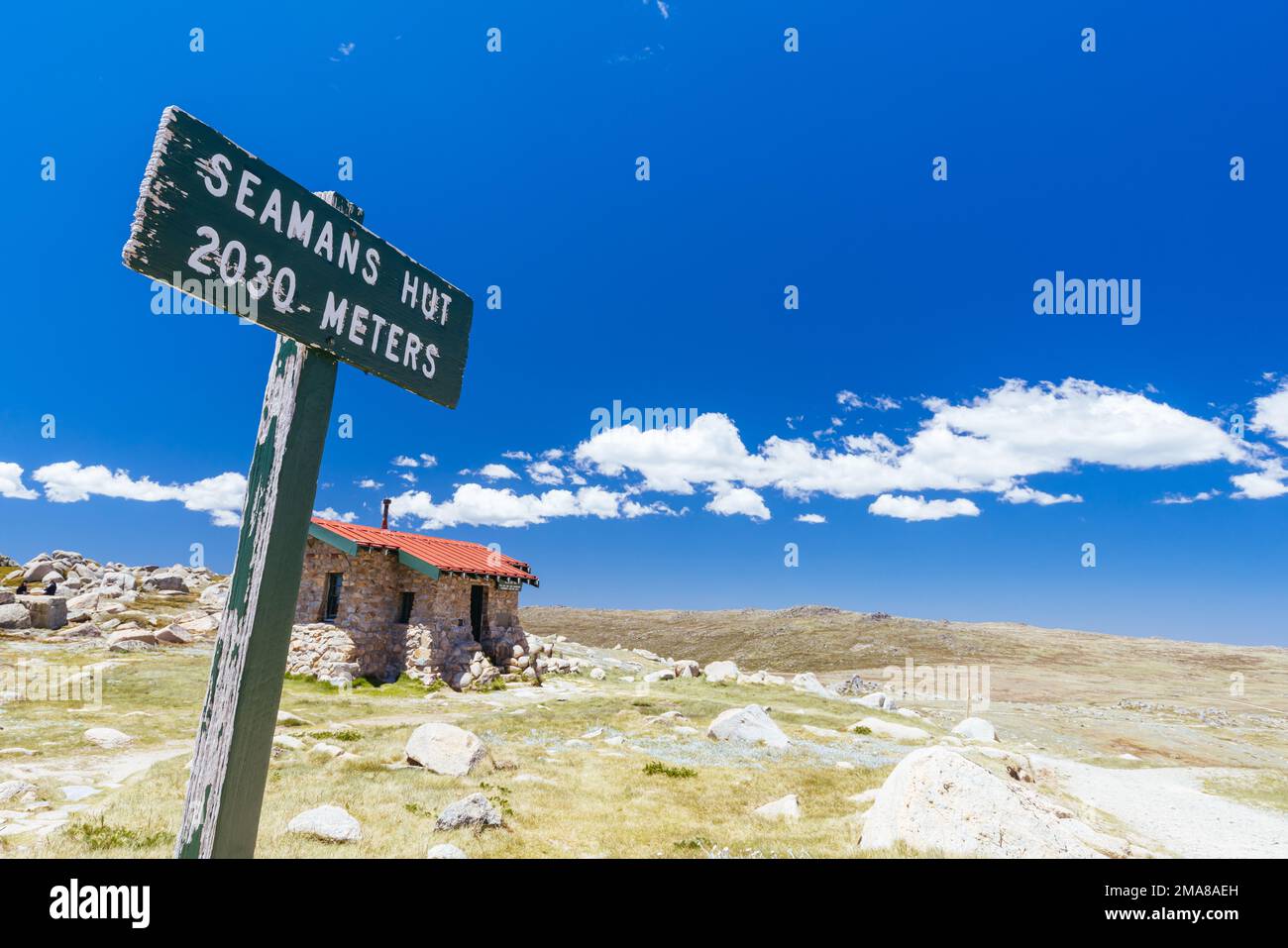 Seamans Hut in Kosciuszko National Park in Australia Stock Photo - Alamy