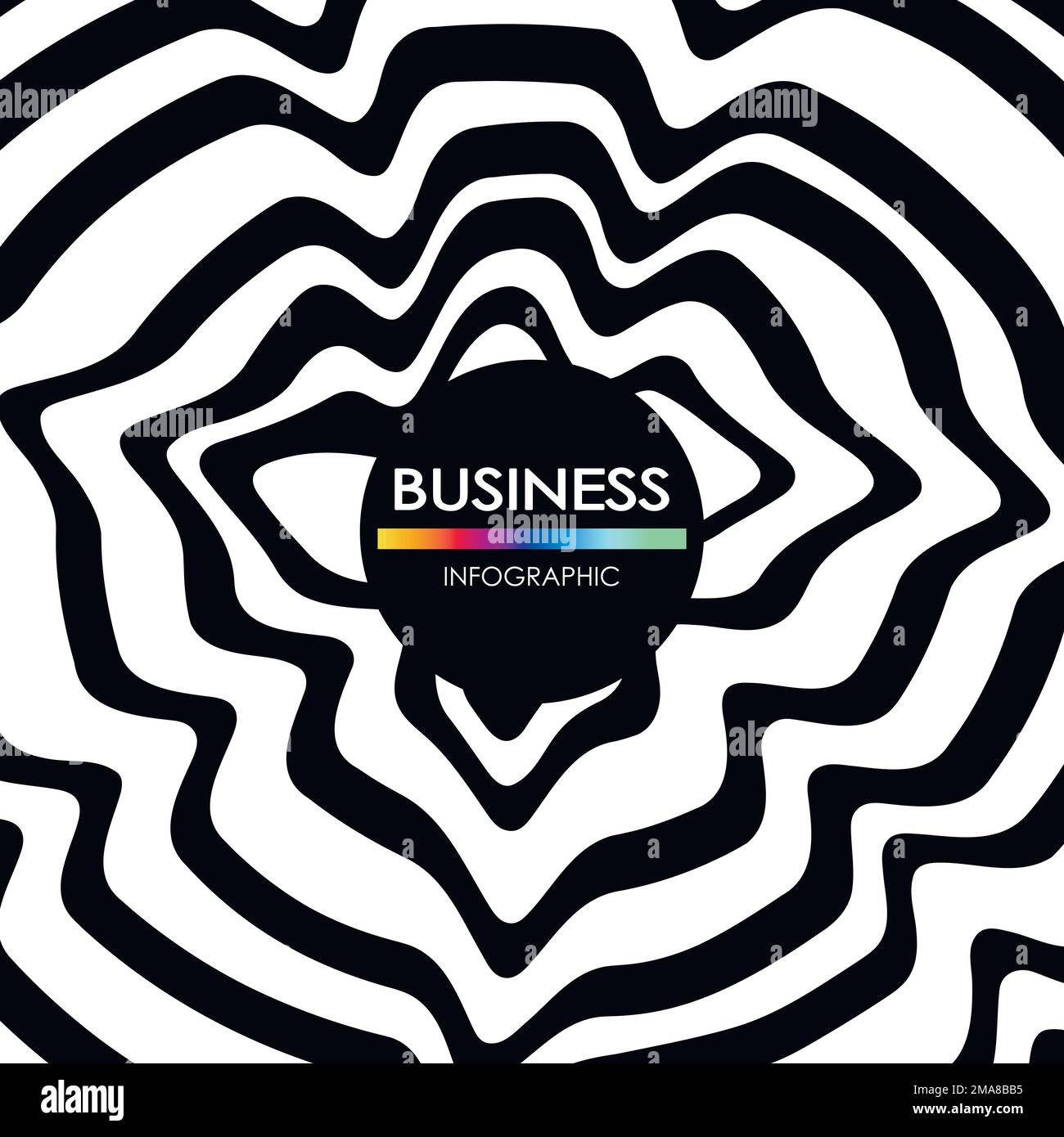 Business infographic. Presentation with elements of graph, diagram with ...