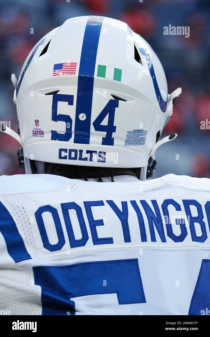 Indianapolis Colts defensive end Dayo Odeyingbo (54) against the Denver ...
