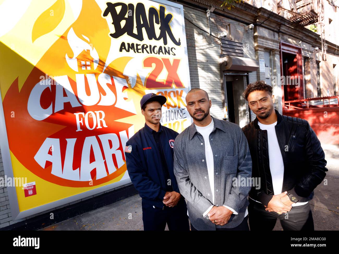 IMAGE DISTRIBUTED FOR KIDDE - Jesse Williams, center, is joined by his ...