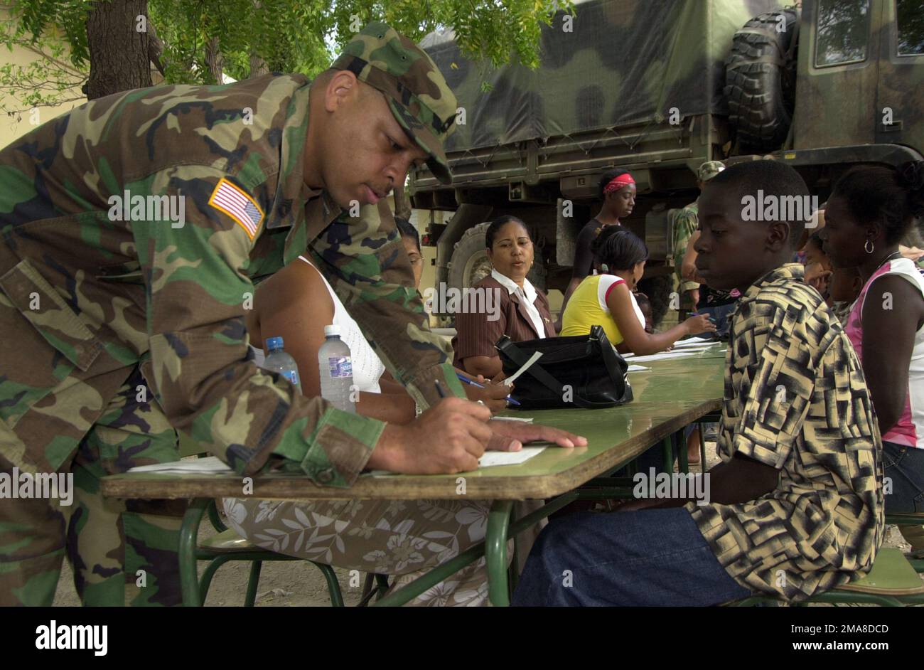 060322-A-9157N-014. [Complete] Scene Caption: U.S. Army SGT. 1ST Class Amar Thomas a 91W from ...