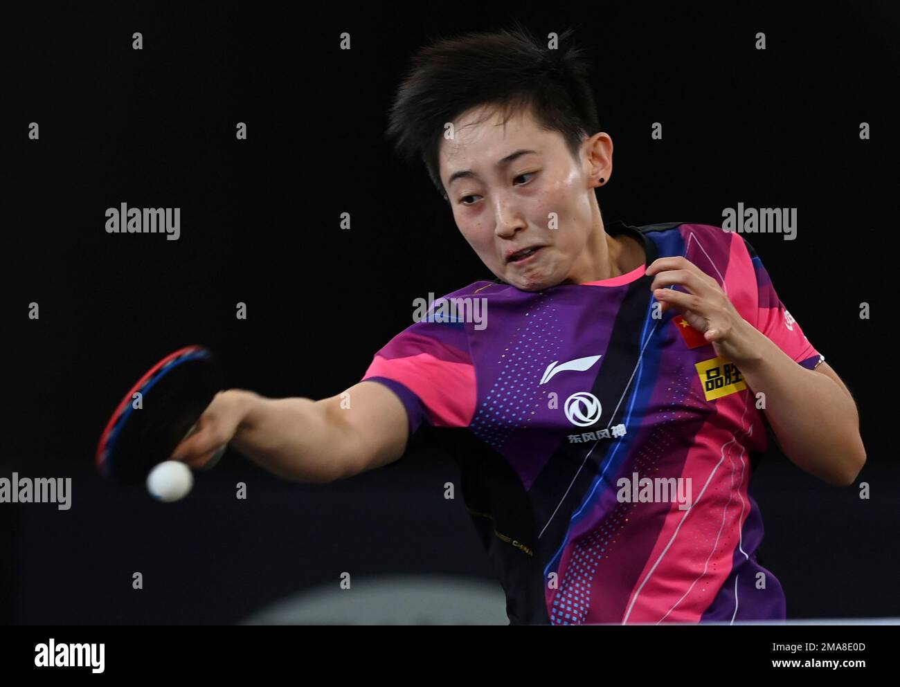 Doha, Qatar. 18th Jan, 2023. Fan Siqi competes during the women's ...