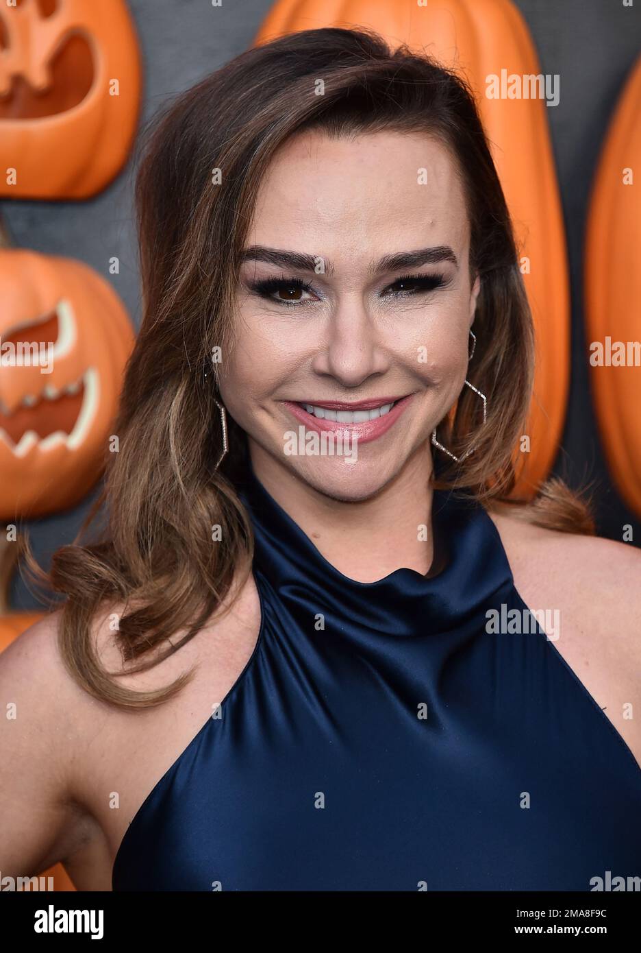 Danielle Harris arrives at the world premiere of "Halloween Ends ...