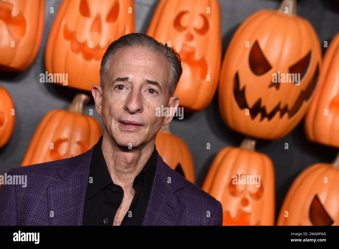Bill Block arrives at the world premiere of "Halloween Ends," Tuesday ...