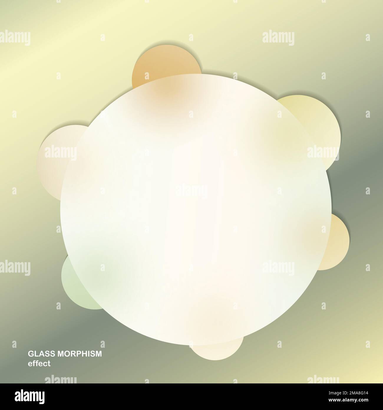 Modern background with glass morphism vector effect. Transparent glass ...