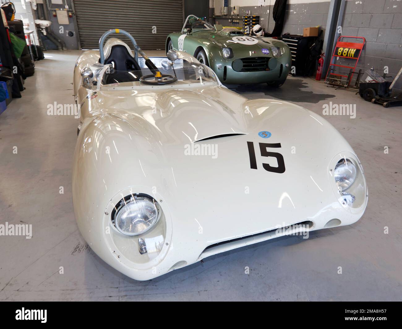 Michael Gans, White, 1959, Series 3, Lotus XV, in the National Pit ...