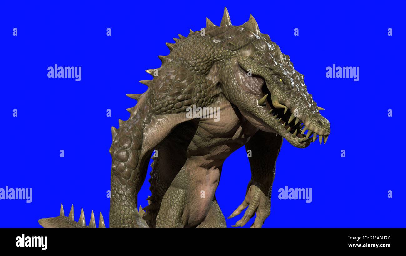 Anthropomorphic Crocodile