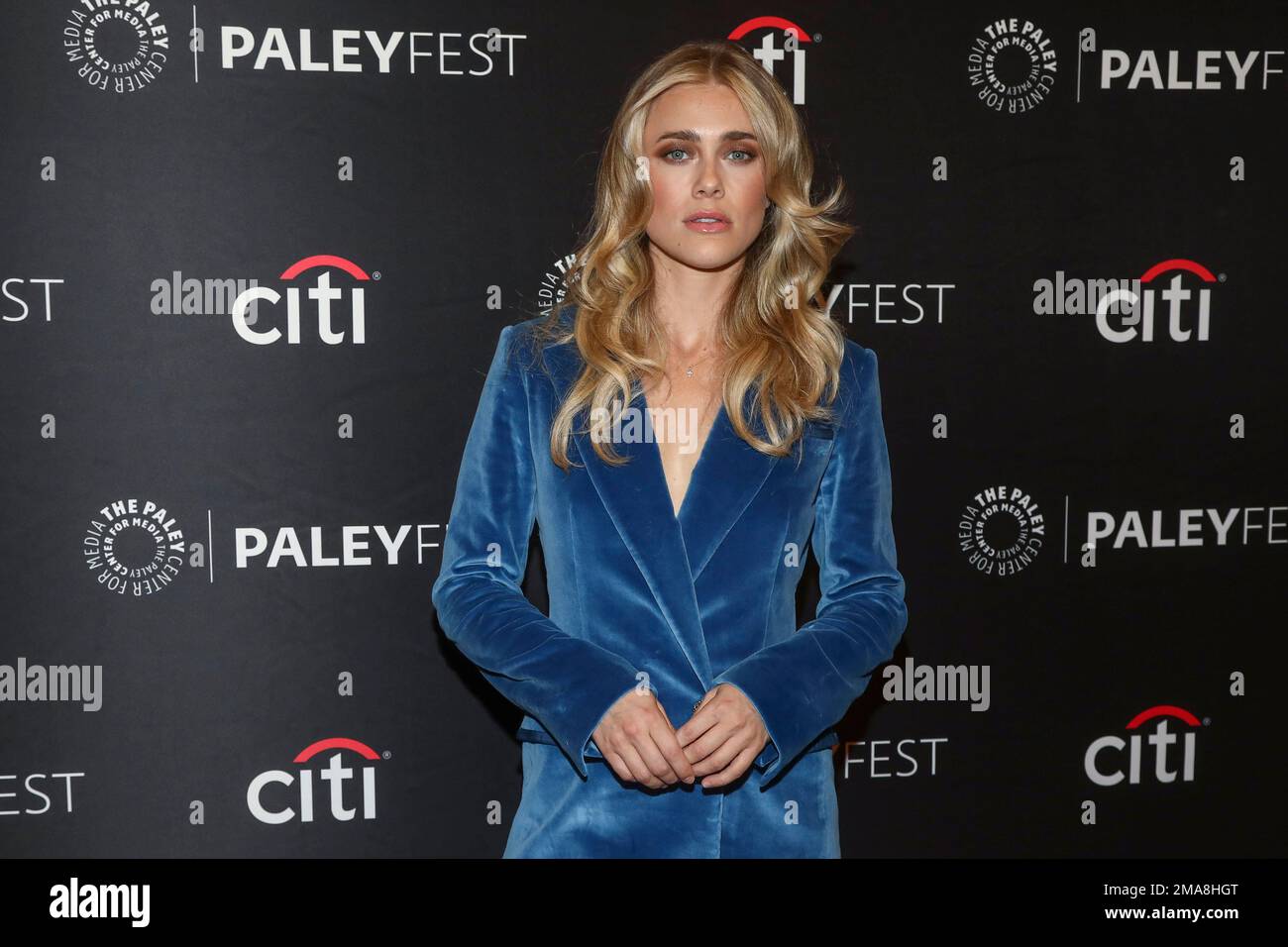 Actor Melissa Roxburgh from the Netflix television series "Manifest ...