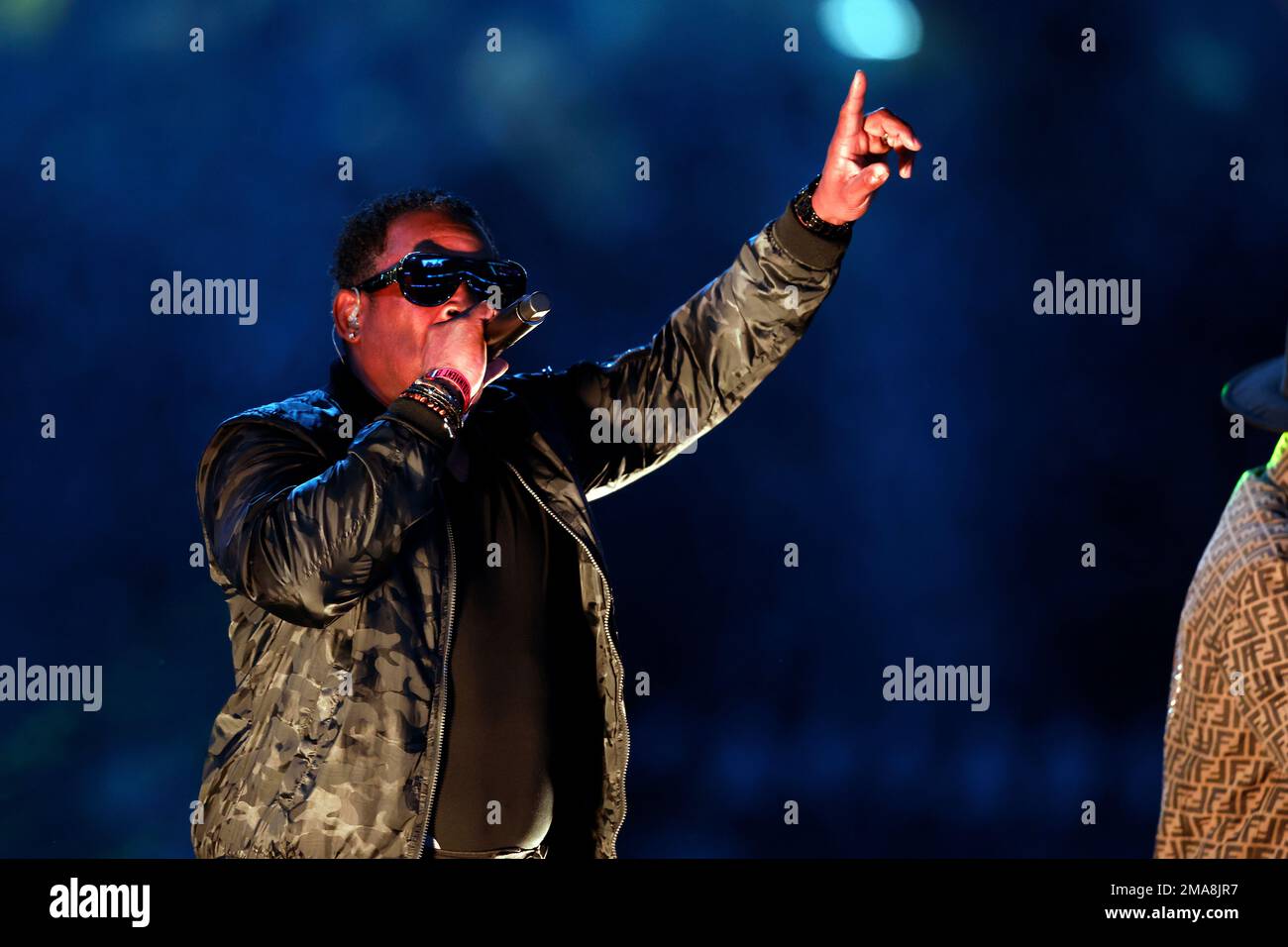 Guy Anthony O'Brien aka Master Gee of The Sugarhill Gang performs at ...