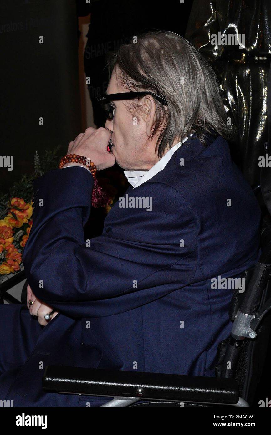 Shane MacGowan poses for photographers upon arrival at the Shane ...